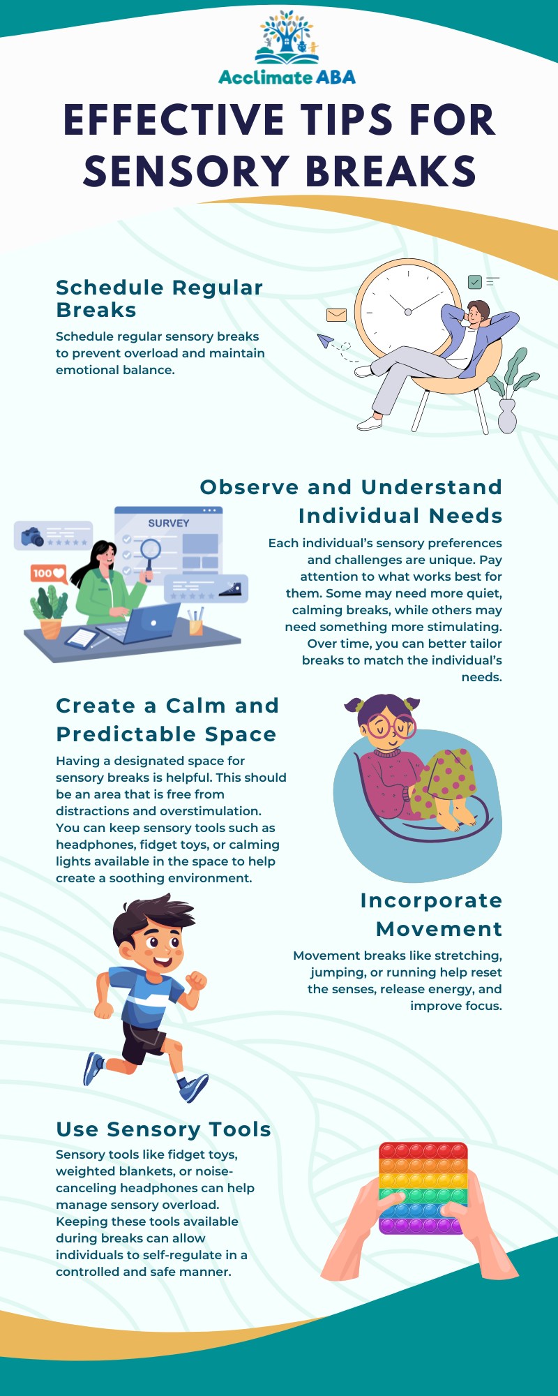Sensory Breaks for Autism: Tips and Activities | Acclimate ABA