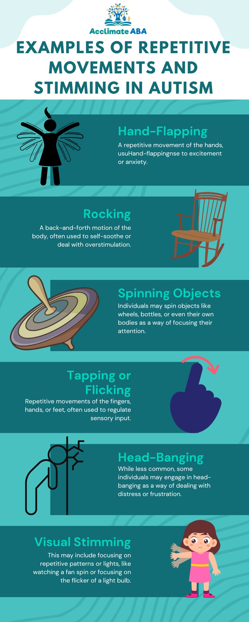Repetitive Movements and Stimming in Autism Explained | Acclimate ABA