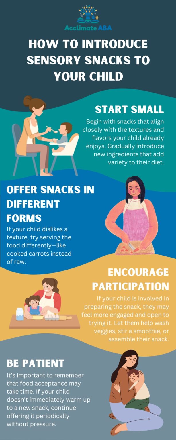 Sensory Snacks for Autism That Can Make a Big Difference | Acclimate ABA