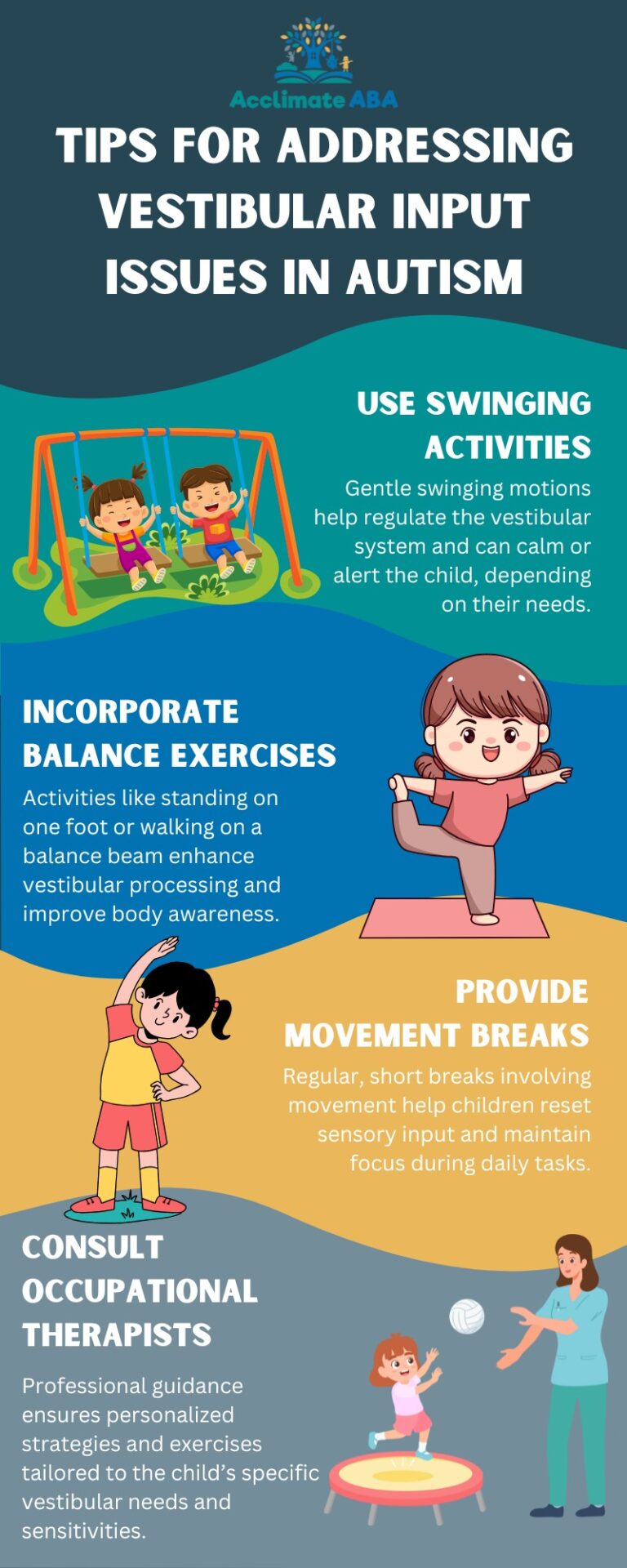 Exploring the Link Between Vestibular Input and Autism | Acclimate ABA